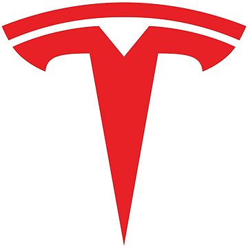 "Te$la Red Logo" Sticker for Sale by EthelRussel | Redbubble