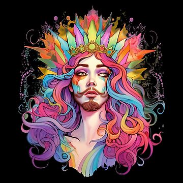 "Drag Queen Jesus - Faces of Pride - Pride Month LGBTQ Feminism Trans ...