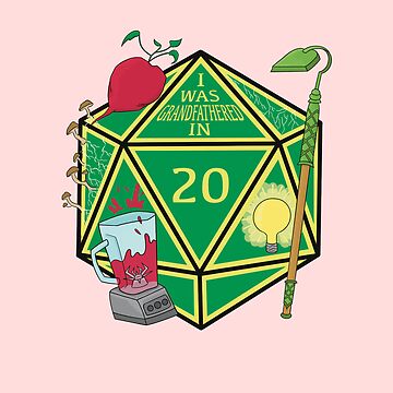 "Bishop Raphaniel Charlock D20" Sticker for Sale by citrinecreates ...