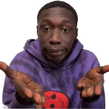 "khaby lame meme" Sticker for Sale by rovan-hamdy | Redbubble