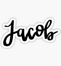 Jacob Name Stickers | Redbubble