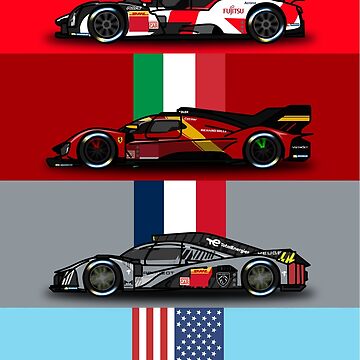 "WEC Le Mans Hypercar" Sticker for Sale by Adhika Seta Pratama | Redbubble
