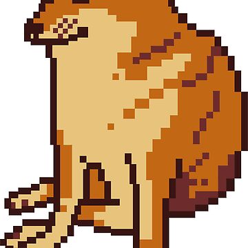 "cheems pixel 8 bits" Sticker by MrMickys | Redbubble