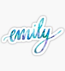 Emily Name Stickers | Redbubble