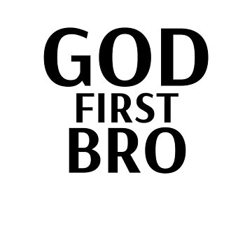 "Putting God First: Inspirational Design with Faith Message" Sticker by ...