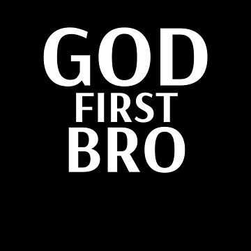 "Putting God First: Inspirational Design with Faith Message" Sticker by ...
