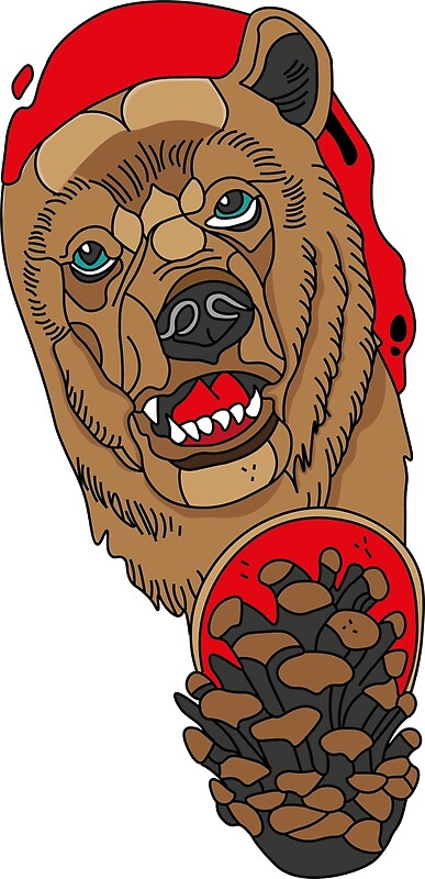 "Neo Traditional Bear" by jesper0546 | Redbubble