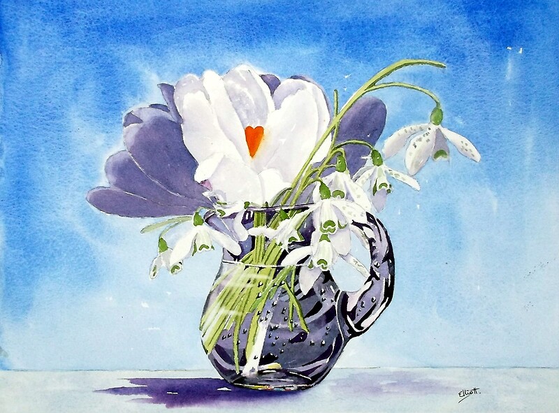 "Flowers for Mary" by Pat Elliott | Redbubble