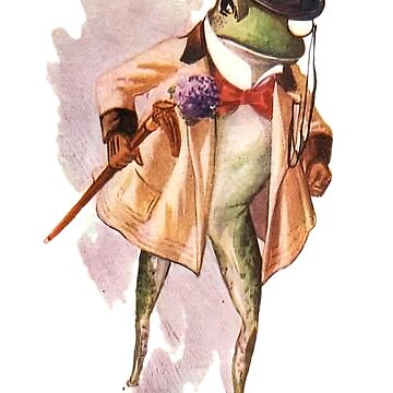 "Vintage top hat frog with a monocle in a suit" Art Board Print for ...