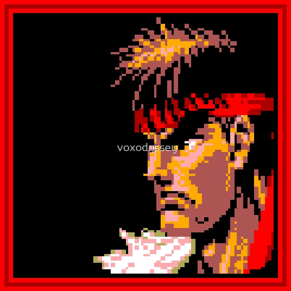 "select Ryu street fighter t shirt" by voxodyssey | Redbubble