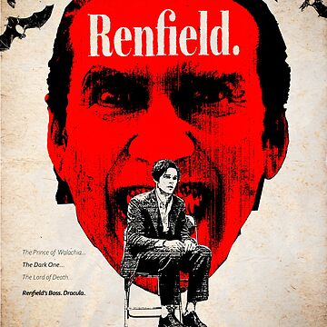 "Renfield vintage poster " Sticker for Sale by lifezabrees | Redbubble