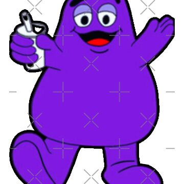 "Grimace cartoon design Sticker " Backpack for Sale by EsmeehhDenters ...