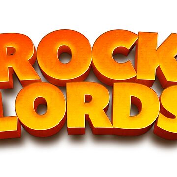 "go bots rock lords logo" Sticker for Sale by Dysgraphic | Redbubble