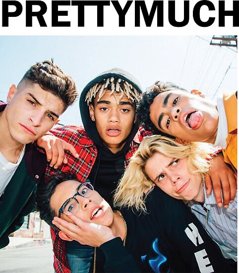 "PRETTYMUCH" Poster by felishaokay | Redbubble