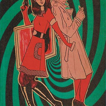 "The Mod, Psychedelic Adventures of a Secret Agent" Art Board Print for ...