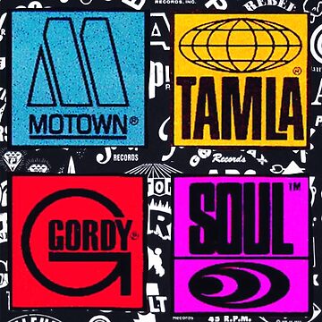 "Tamla soul Motown Gordy sixties vintage record label collage pop art ...