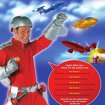 "Sky Captain Code Poster - Captain Mack" Sticker for Sale by Captain ...