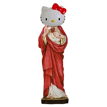 "Hello Kitty Jesus" Sticker for Sale by ellefgab | Redbubble