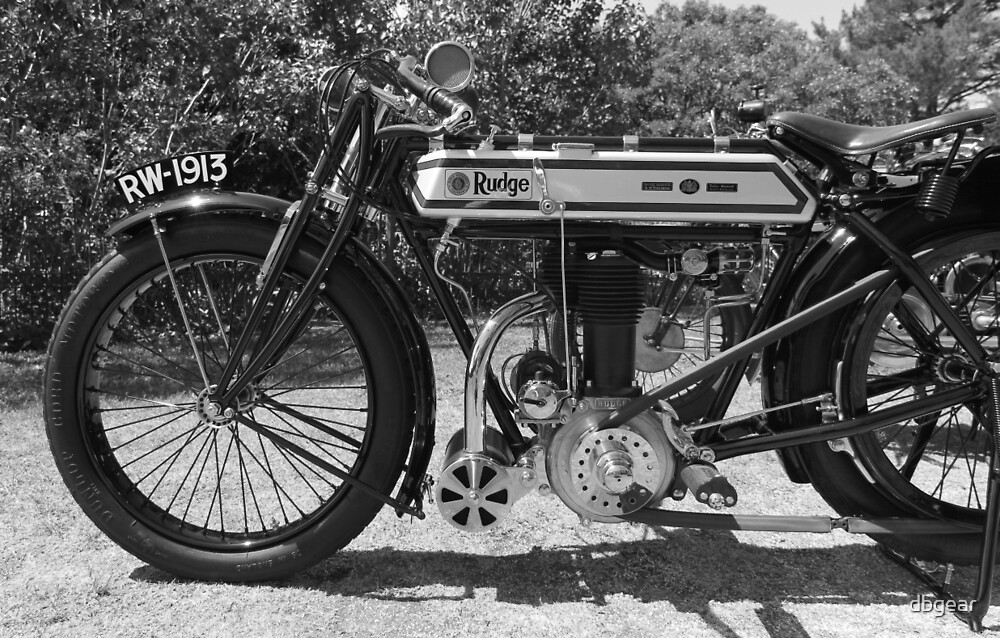 "1913 Rudge Motorcycle" by dbgear | Redbubble