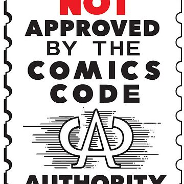 "Comics Code " Sticker for Sale by MatthewJSt1 | Redbubble