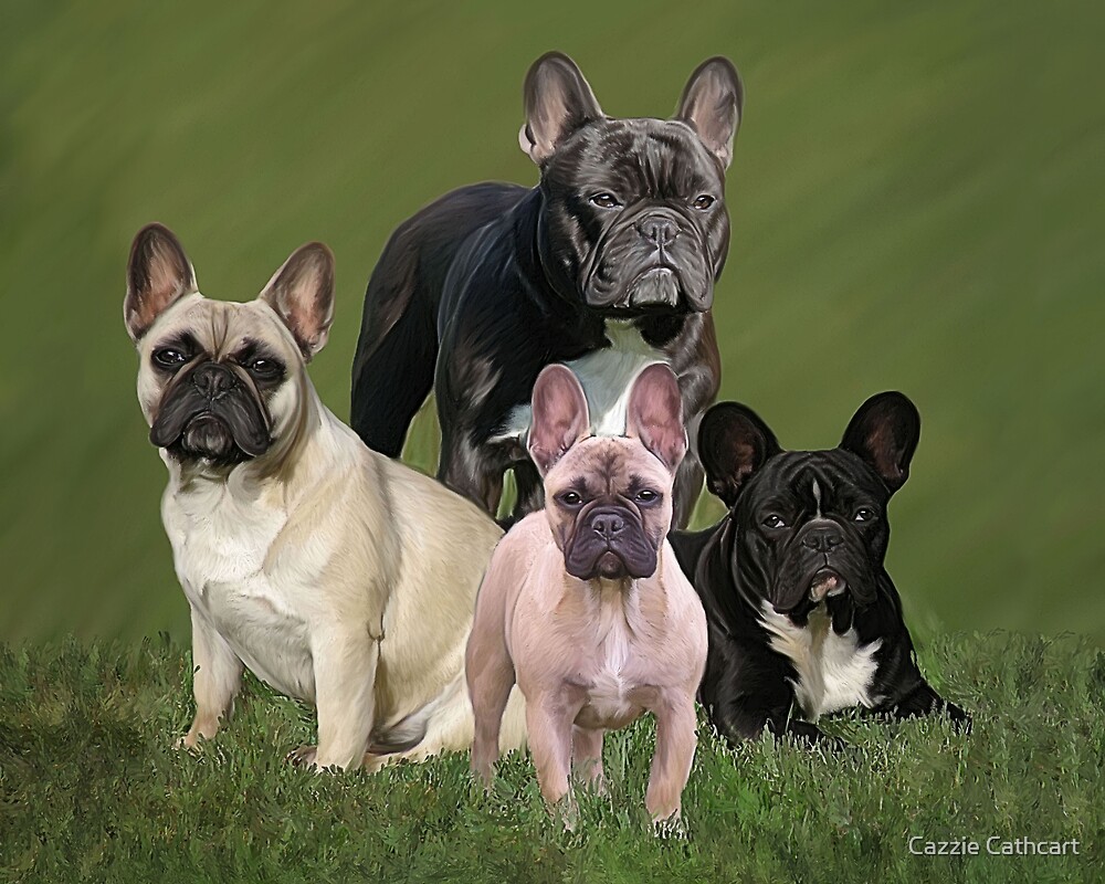"Frenchies" by Cazzie Cathcart | Redbubble