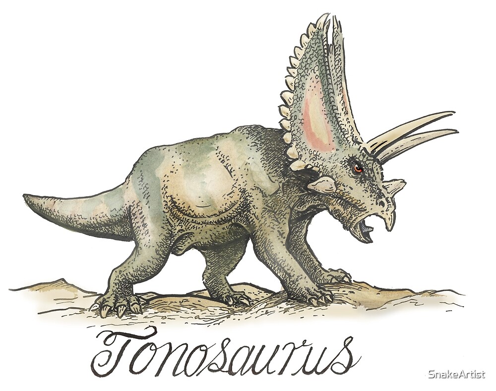 "Torosaurus" by SnakeArtist | Redbubble