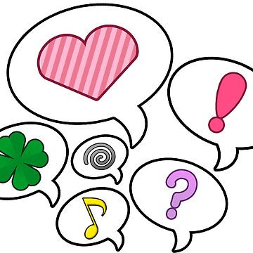 "Emojis & Speech Bubble Collection" Sticker for Sale by javazone ...