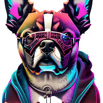 "Cyberdog" Sticker for Sale by Creativedges | Redbubble