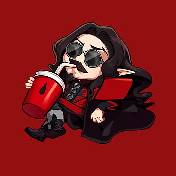 "Castlevania Chibi Dracula" Sticker for Sale by Mistiqarts | Redbubble