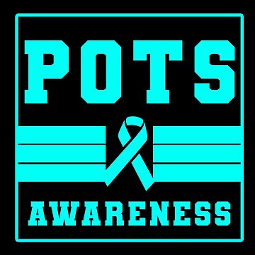 "POTS Postural Orthostatic Tachycardia Syndrome Awareness" Sticker for ...