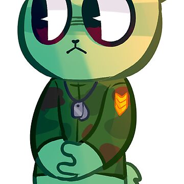 "Flippy is Polite" Sticker for Sale by DrMori | Redbubble