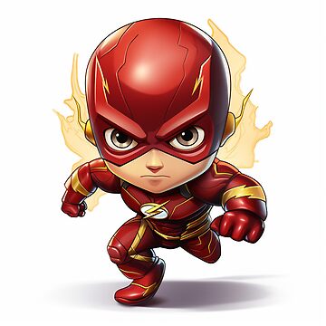 "Chibi cute Flash" Sticker by PicosBazar | Redbubble