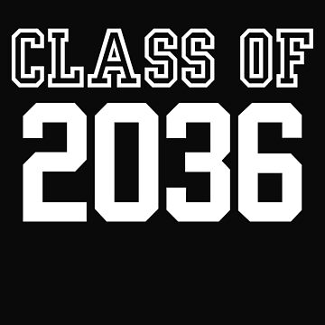 "Class of 2036 future senior graduation " Sticker for Sale by erozzz ...