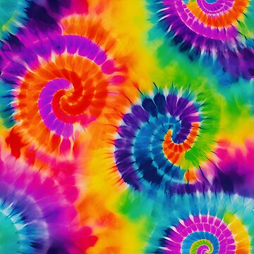 "Spiral Fun Tie Dye" Sticker for Sale by Rich Benvin | Redbubble