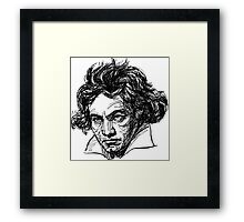 "Ludwig Van Beethoven line drawing" by fortissimotees | Redbubble