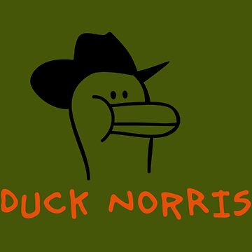 "Duck Norris Ba " Sticker for Sale by kfgyslyunso15 | Redbubble