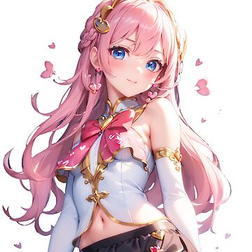 "Kawaii cute anime girl uwu" Sticker for Sale by waifusparadise | Redbubble