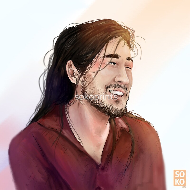 "long haired mark" by sokoprints | Redbubble