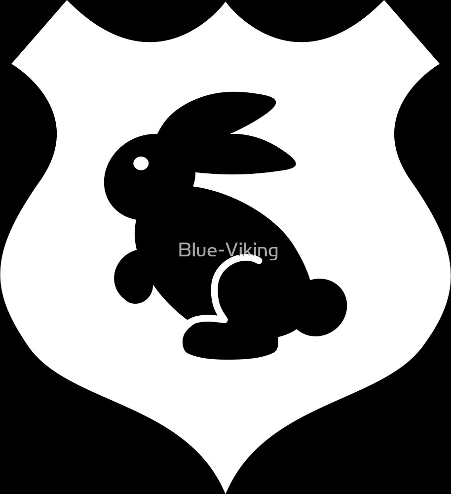 "Badge Bunny" by Blue-Viking | Redbubble