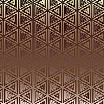 "Bronze Triangles" Shower Curtain for Sale by misimichu | Redbubble