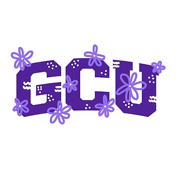 "GCU " Sticker for Sale by made-lovely | Redbubble