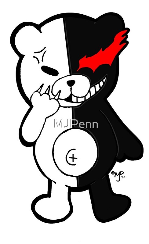 "Fanart Chibi Monokuma 4" by MJPenn | Redbubble