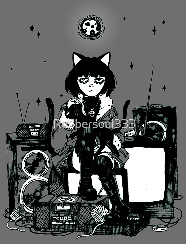 "Analog Cat" by Rubbersoul333 | Redbubble