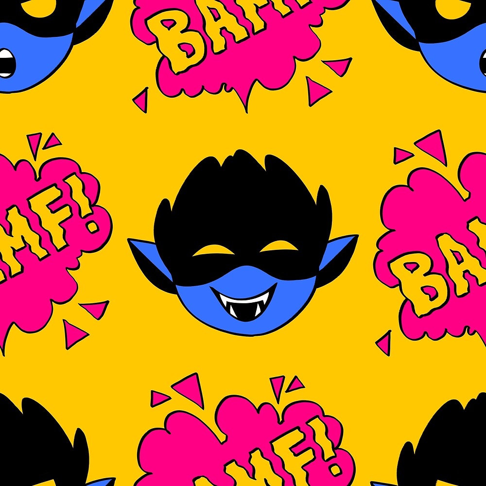 "BAMFS pattern" by Dani Loeza | Redbubble