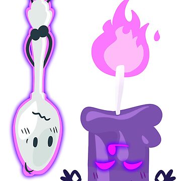 "Silver Spoon and Candle (Inanimate Insanity)" Sticker for Sale by ...