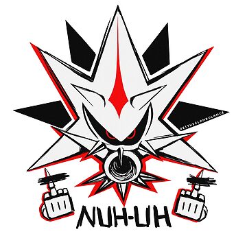 "Neo Metal Sonic: "Nuh-uh"" Sticker for Sale by gettheglam | Redbubble