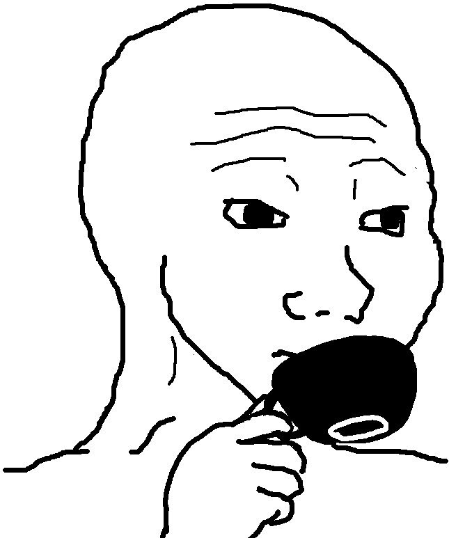 "Coffee Wojak" by 16tonnes | Redbubble