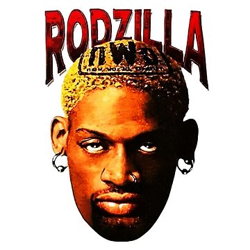 "Dennis Rodman Rodzilla" Sticker for Sale by mendezromao | Redbubble