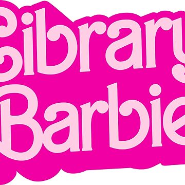 "library barbie" Sticker for Sale by indiebookster | Redbubble