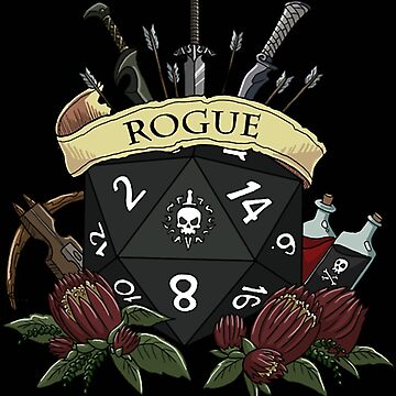 "Dice Rogue" Sticker for Sale by Aokiisora | Redbubble
